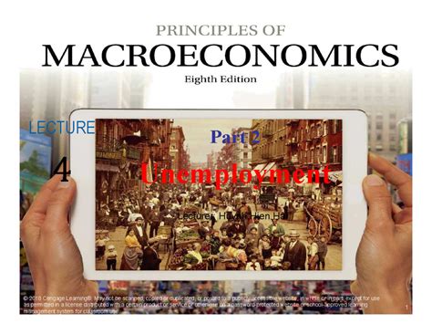 Lecture 4 Part 2 Unemployment Premium Ch 15 Part 2 Unemployment