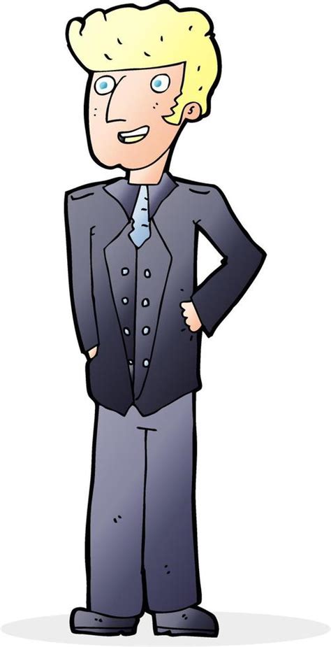 Cartoon Upperclass Man 12287739 Vector Art At Vecteezy