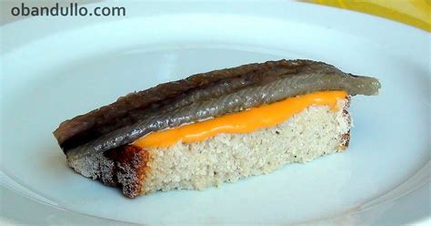 O Bandullo Recetas De Cocina En Vídeo Sardina Con Salmorejo Sobre Pan De Brona
