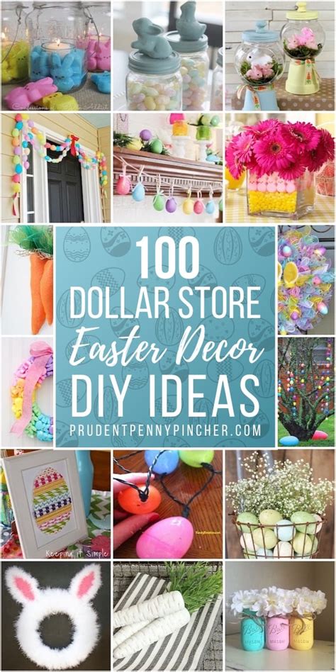 100 Dollar Store Diy Easter Decorations Prudent Penny Pincher