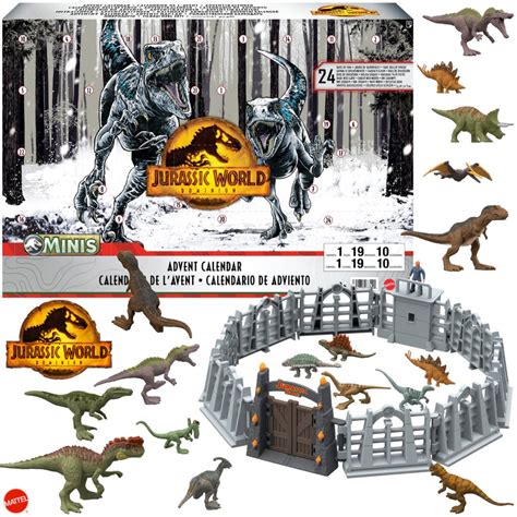 Calendário Do Advento Jurassic World Domínio Com 19 Dinossauros Blog