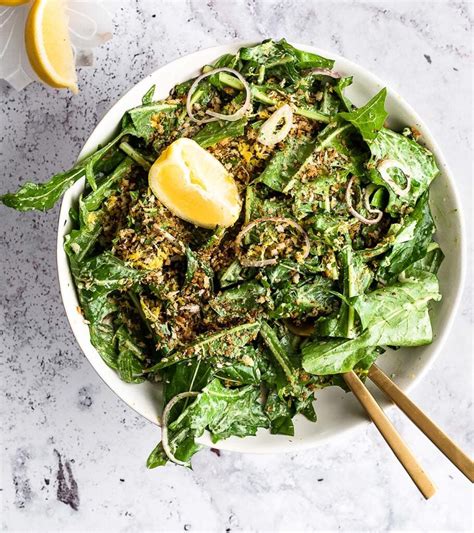 Simple Dandelion Salad Recipe Nourished Kitchen