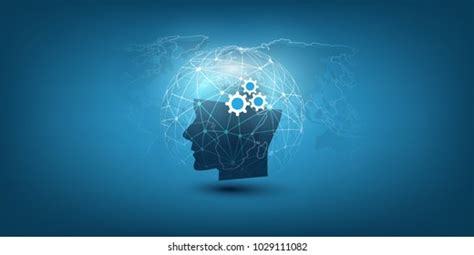 Machine Learning Artificial Intelligence Cloud Computing Stock Vector Royalty Free