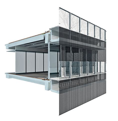 Double Skin Facade Exterior Metal Cladding Dubai Ecoarc