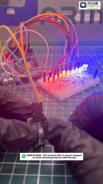 Controlled Led Using Rotatory Encoder Scienceproject Arduinoproject Roboarmy Rotatoryencoder