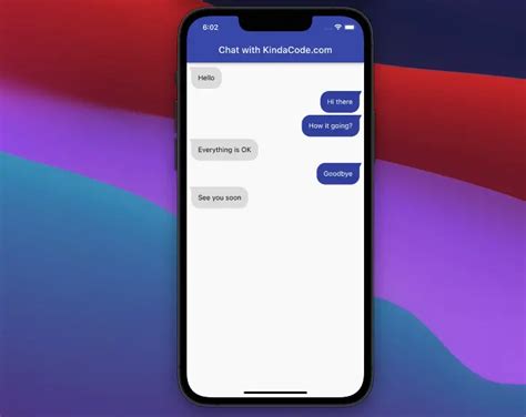 flutter making beautiful chat bubbles 2 approaches kindacode