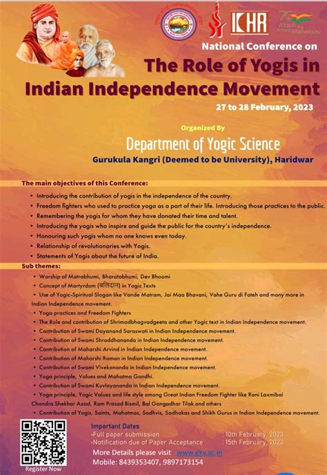 Dr Udham Singh On Linkedin Call For Research Papers In National Conference On Role Of Yogis In