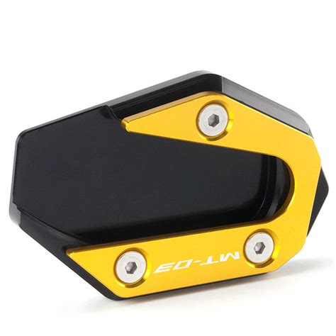 Badu Bg Удължителна плоча за стойка с Logo Mt 03 Мотоциклетна стойка Странични стойки Увеличител