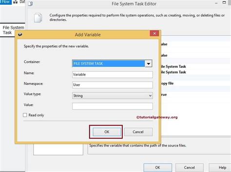 File System Task In Ssis