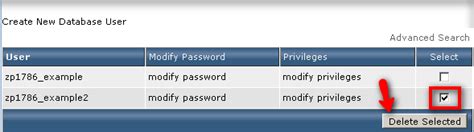 Directadmin Mysql Management Pandt Knowledgebase