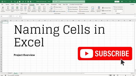 Excel Tutorial Avoid Mistakes By Naming Cells Youtube