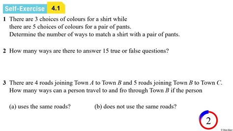 Self Exercise 41 Addmath Form 5 Chapter 4