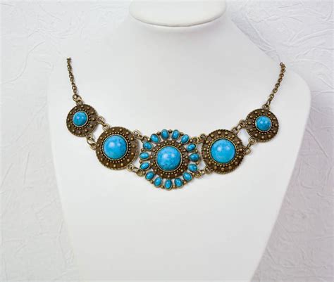 Колье бирюза ожерелье бирюза — цена 400 грн в каталоге Колье и ожерелья Купить аксессуары по