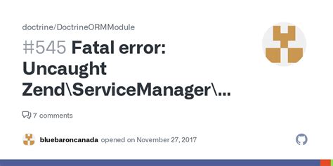 Fatal Error Uncaught Zendservicemanagerexceptionservicenotfoundexception Unable To Resolve