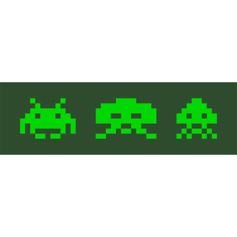 space invaders pixel vector image free svg