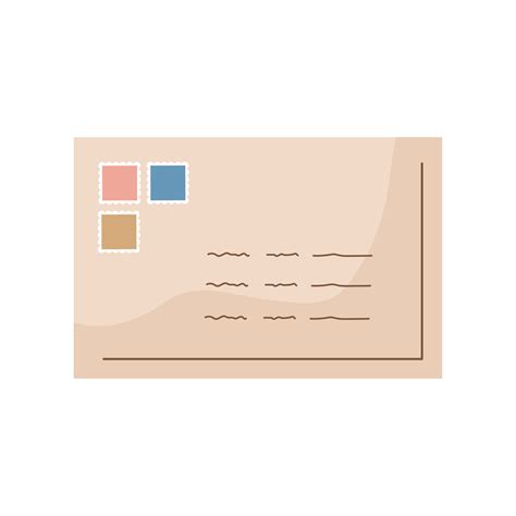Letter Envelope Design 21387466 Vector Art At Vecteezy