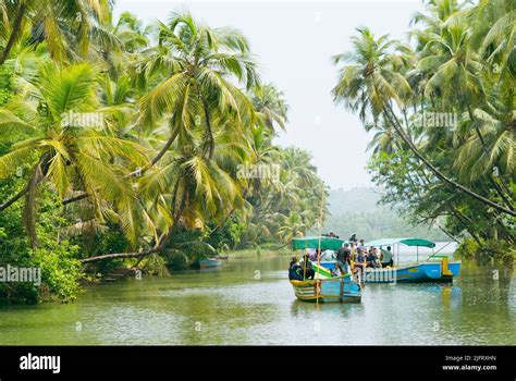 Sharavati River Karnataka India April 03 2022 Boating In