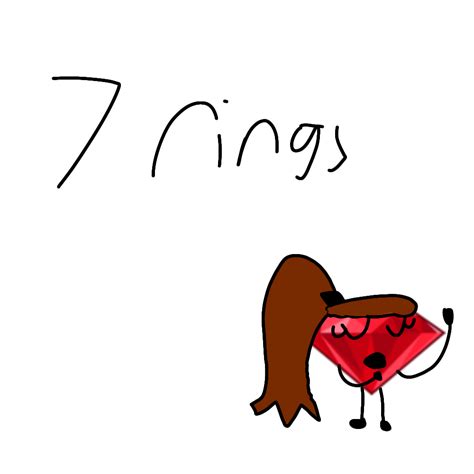 Bfdi Bfdia Bfb Ruby Sings 7 Rings By Erynfanatic12 On Deviantart