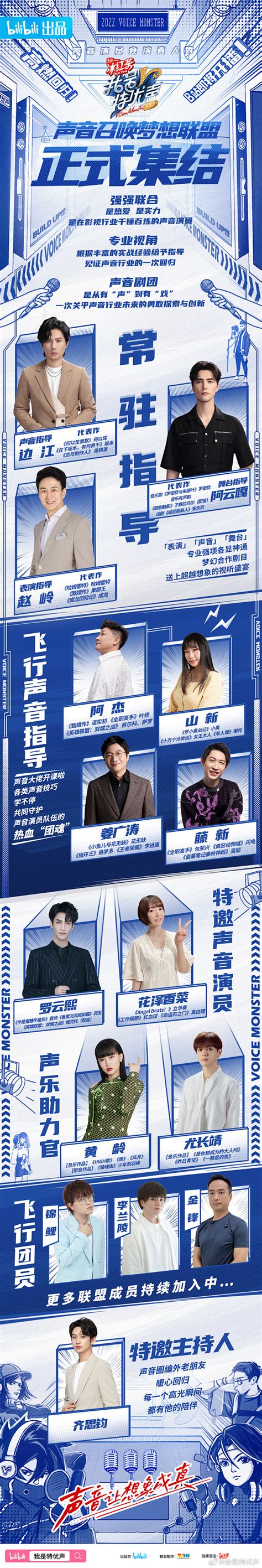 我是特优声剧团季 综艺长图 看点长图 排版参考
