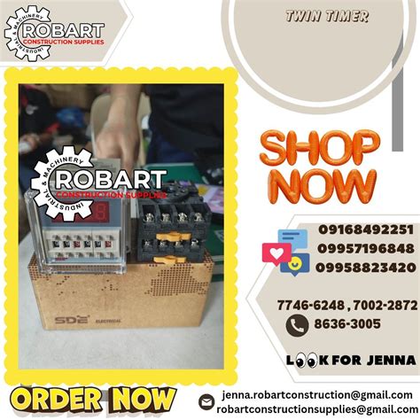 Twin Timer With Socket Commercial And Industrial Construction Tools