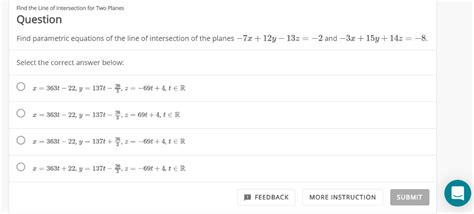 Equation Of Line Intersection Two Planes Tessshebaylo