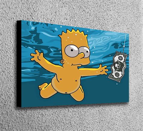 Cuadro Simple Bart Nevermind The Wild