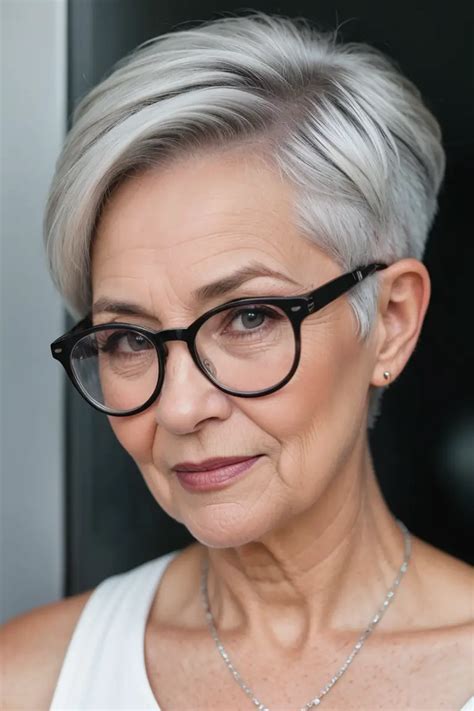Trendy Gray Hairstyles For Women Over 70