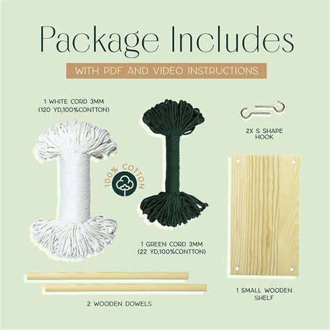 Buy Macrame Kits For Adults Beginners Diy Macrame Kit For Beginners 3 In 1 Macrame Starter Kit