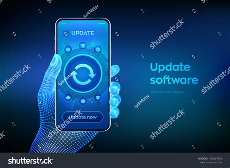 Update Software Upgrade Software Version Concept Stock Vector Royalty