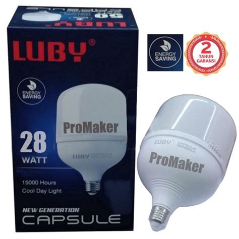 Jual Lampu Led Luby Capsule Watt Cahaya Putih Original Shopee Indonesia