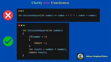 adnan maqbool khan on linkedin 𝐂𝐥𝐞𝐚𝐧 𝐂𝐨𝐝𝐞 𝐓𝐢𝐩 𝐂 💡 𝐂𝐨𝐧𝐜𝐢𝐬𝐞𝐧𝐞𝐬𝐬 𝐯𝐬