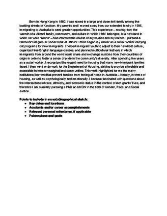 Ways To Write A Biographical Sketch WikiHow