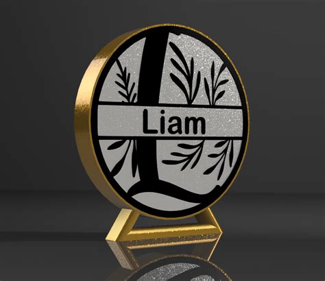 3d File First Name Lamp Liam・template To Download And 3d Print・cults