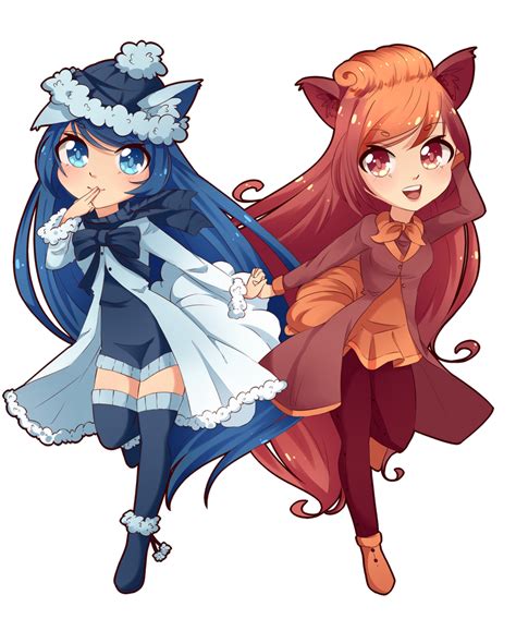 Chibi Commission Vulpix Gijinkas By Iselart On Deviantart