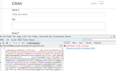 Ie10ie11 Dropzone Issue · Issue 164 · Getgravgrav Plugin Form · Github