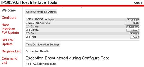 TPS FW Update Interface Forum Interface TI E E Support Forums