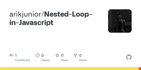 GitHub Arikjunior Nested Loop In Javascript