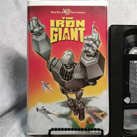 The Iron Giant Vhs 1999 Warner Brothers Clamshell Case Videotape £9 14