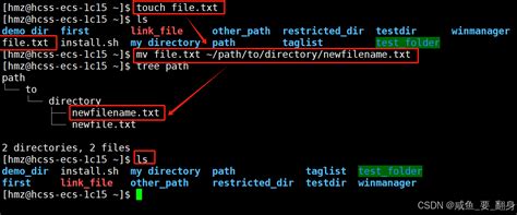 Linux基本命令篇 —— Mv命令 Csdn博客