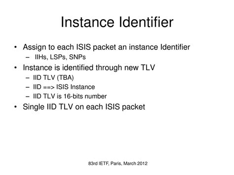 Multi Instances Isis Extension Draft Ietf Isis Mi 08txt Ppt Download