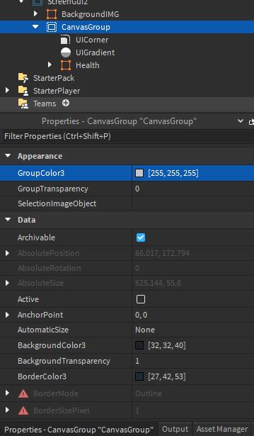 Having Trouble With A Healthbar Solved Scripting Support