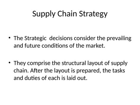 Decision Phases In Supply Chain Management PPTX