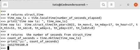 How To Use Python Timetime Method Code Underscored