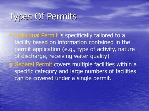 Ppt Npdes Permits Regulations And Requirements Powerpoint Presentation