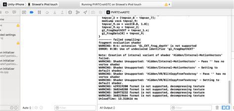 pvrtc vs astc texture compression on an ios device