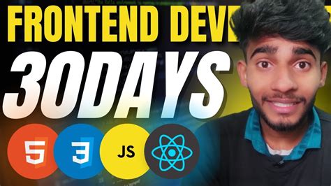 This Video Will Make You GREAT Frontend Developer In 30Days YouTube