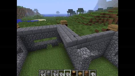 Minecraft Lets Build Cobblestone Wood House Youtube