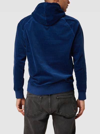 Scotch And Soda Hoodie Aus Cord Modell Soft Corduroy Hoodie Marine