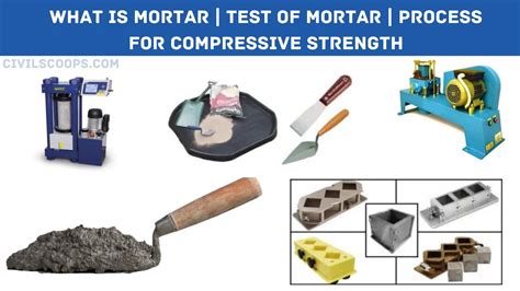 What Is Mortar Test Of Mortar Process For Compressive Strength Civil Scoops