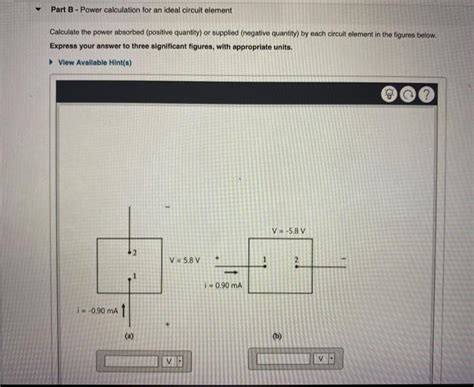 Solved Part A Voltage Drop And Current Direction In An Chegg